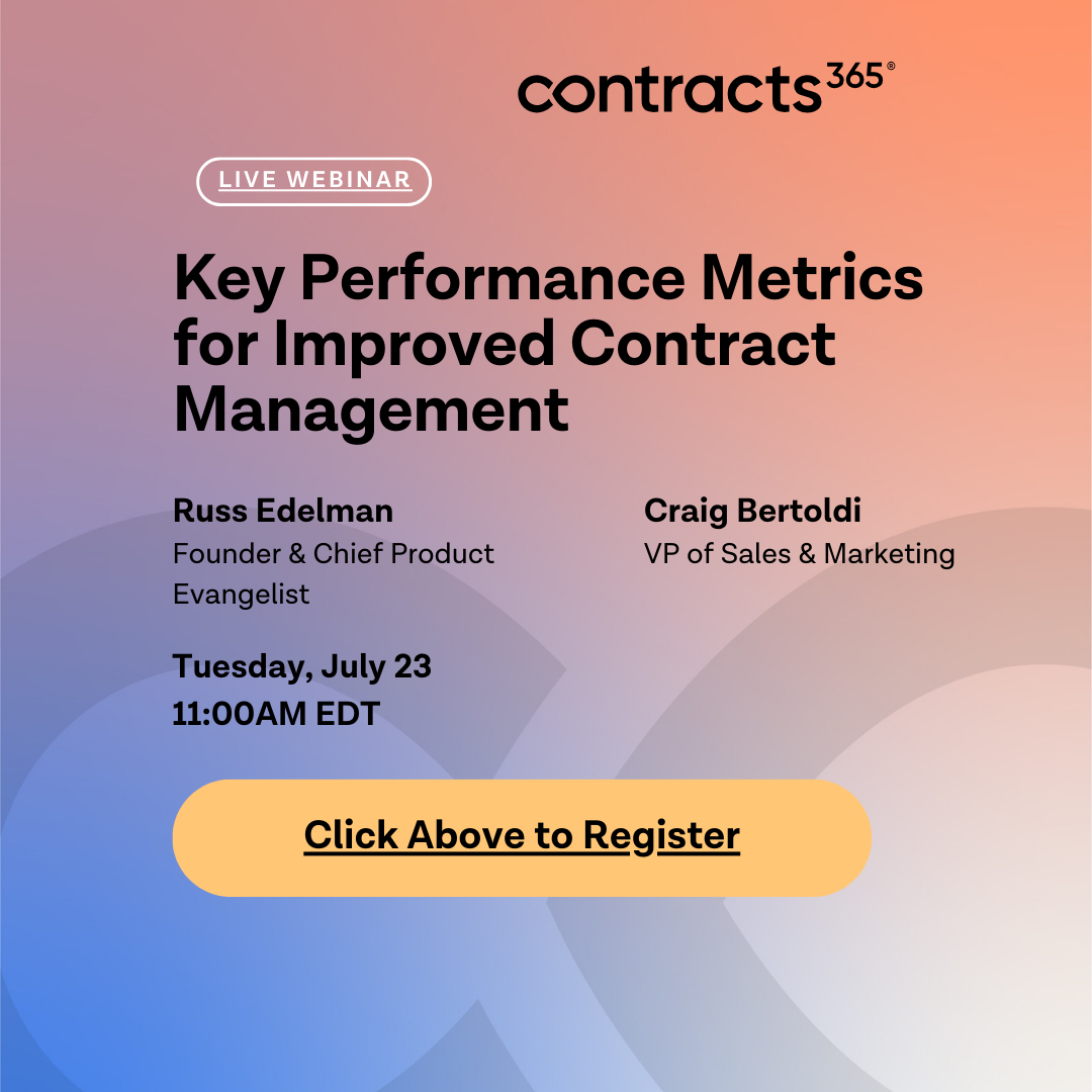 Contracts 365 | Contract Management Webinar